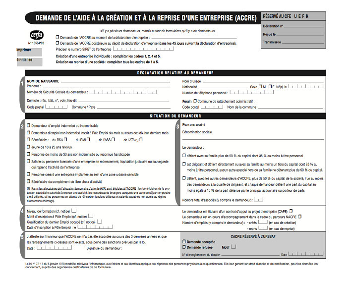 Accre : cet avantage doit être intégré dans le Business-plan bancaire